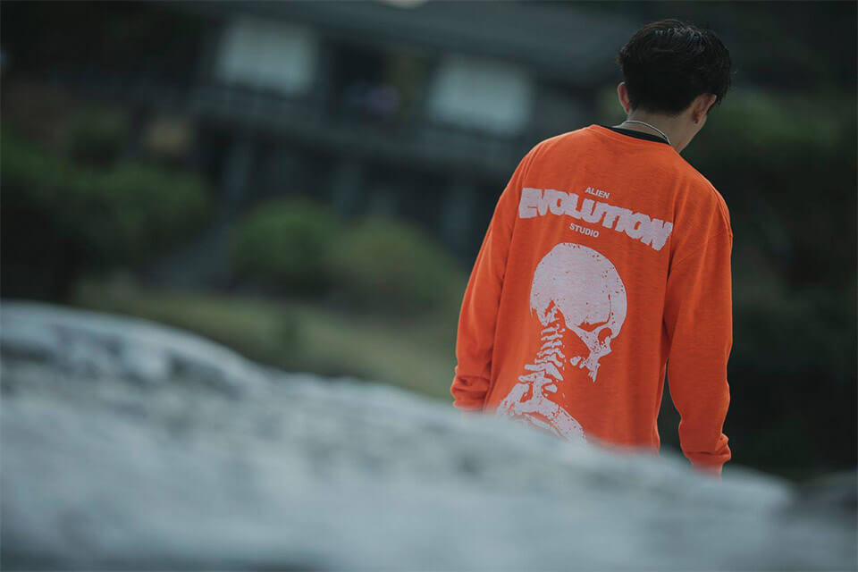 AES 11/17(六)發售 18 A/W Aes Skeleton Tee | NMR