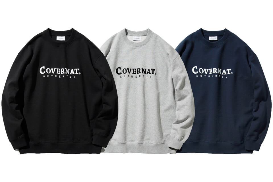 COVERNAT 10/10(六)發售 20 F/W Authentic Logo Crewneck | NMR