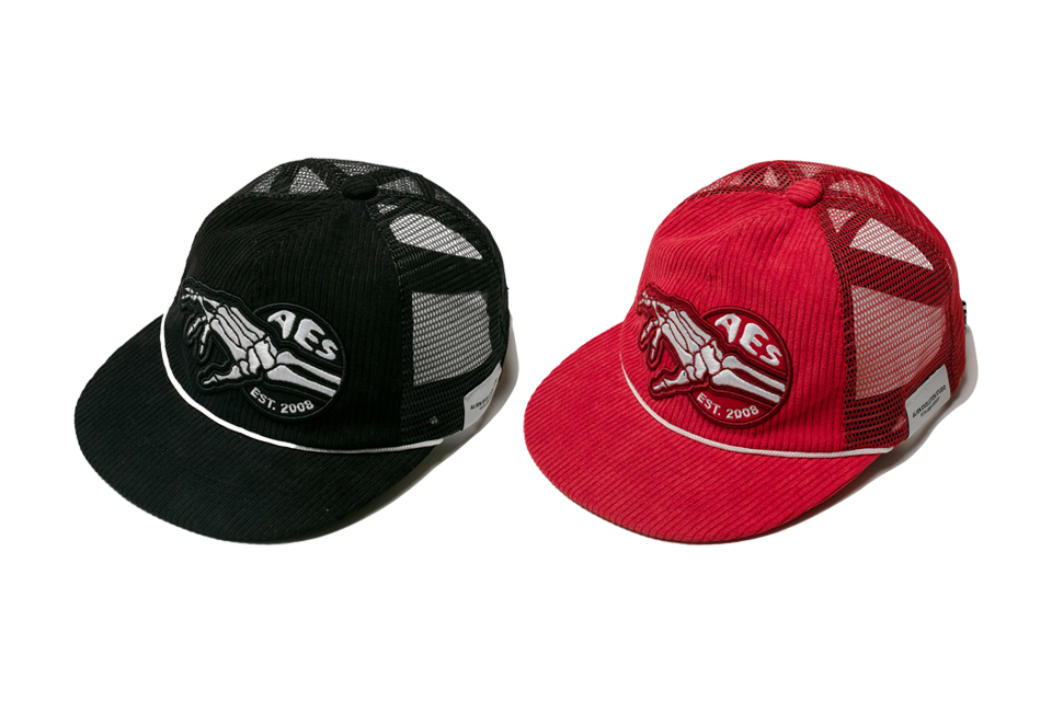 AES 8/5(六)發售 23 S/S Skeleton Hand Patch Mesh Baseball Cap | NMR